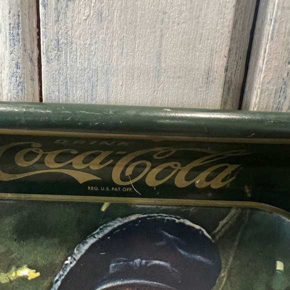 Coca Cola | Accents | Vintage 973 Coca Cola Rectangular Tin Serving ...